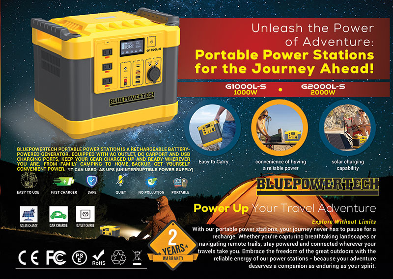Product Brochures – Blue Powertech – Portable Power Stations