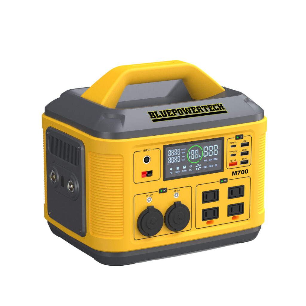 Portable Solar Generator Power Station – Model: M700 – Blue Powertech ...